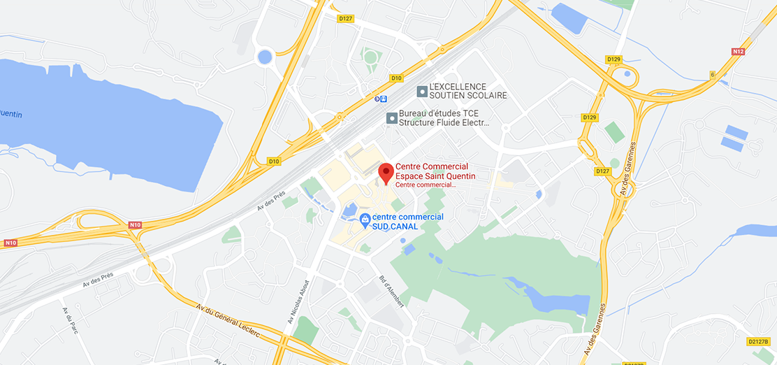 Informations et services : centre commercial Espace St Quentin
